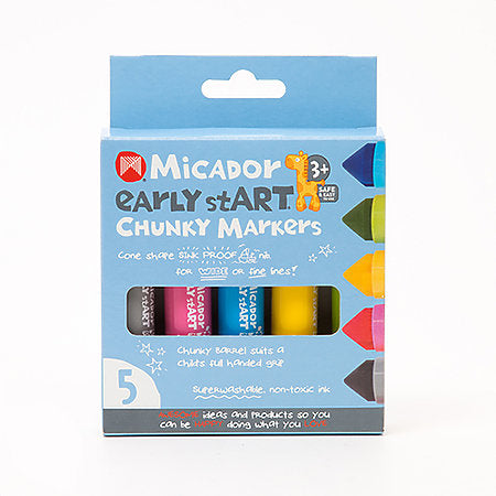 Chunky Markers 5-Color Set – Rileystreet Art Supply