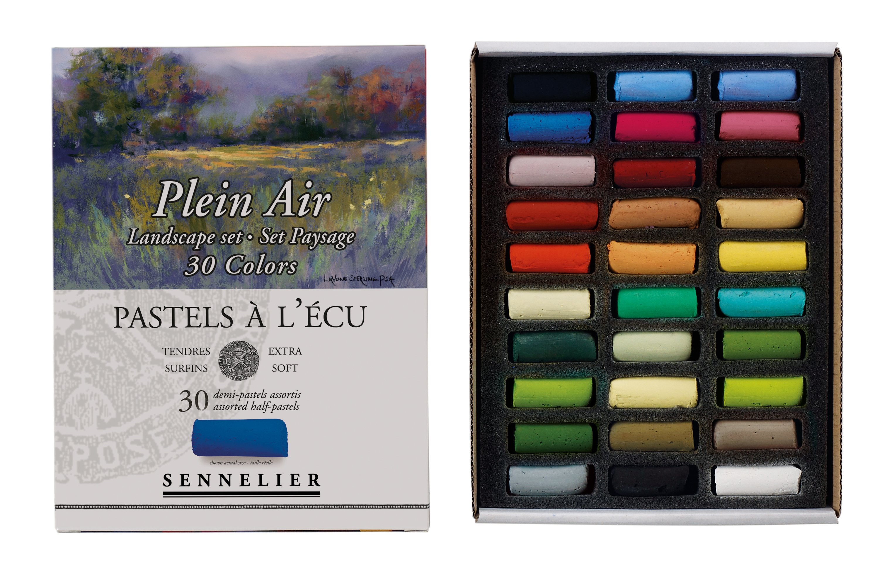 Sennelier Soft Pastel Half Stick Landscape Set of 30 Colors ...